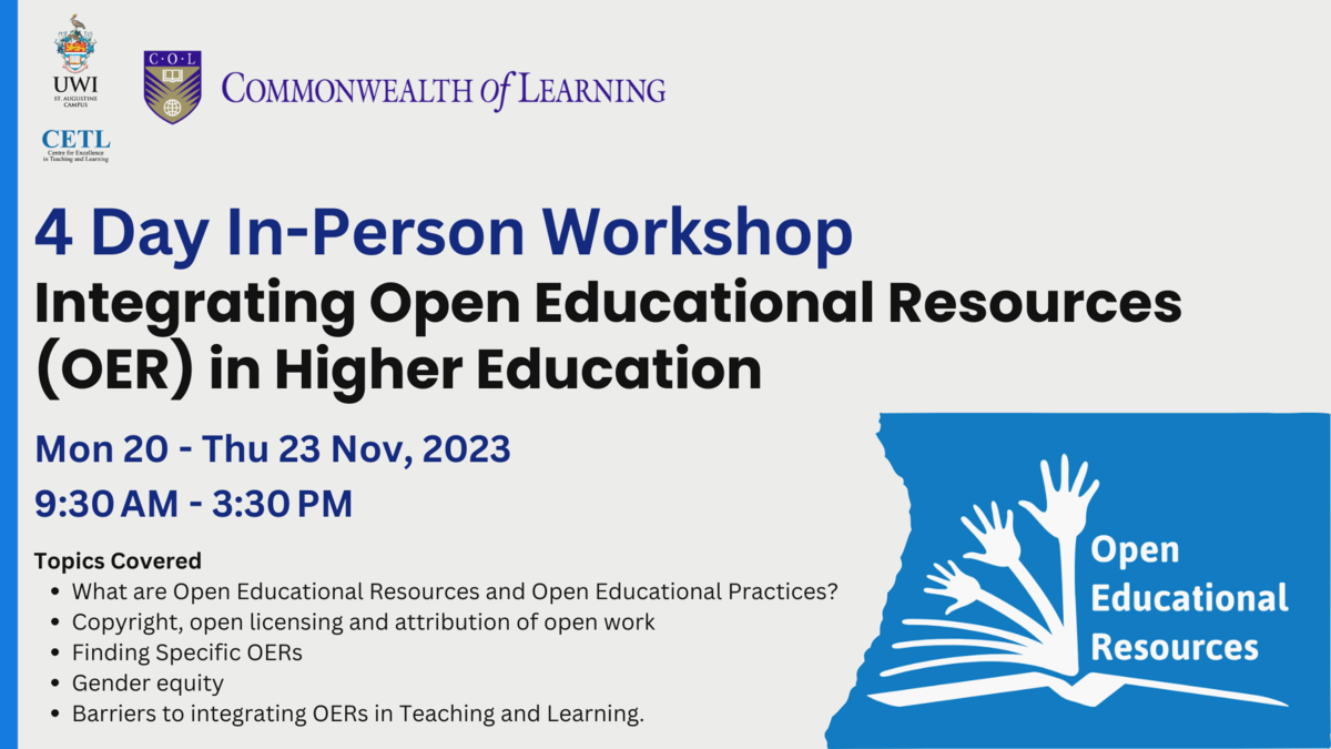 Integrating Open Education Resources (OER) in Higher Education — CETL ...