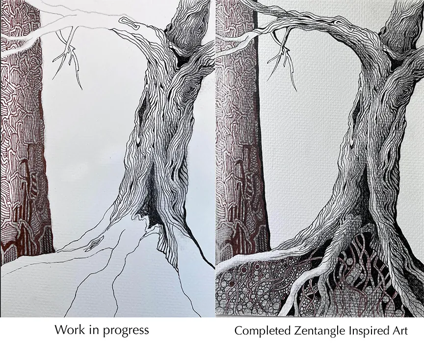 Drawing Trees with Zentangle Inspired Art – Part 2 In Person Class ...