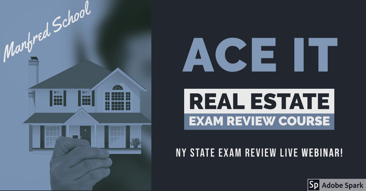 Webinar! Real Estate Salesperson Exam Tutoring (small group) — Manfred ...
