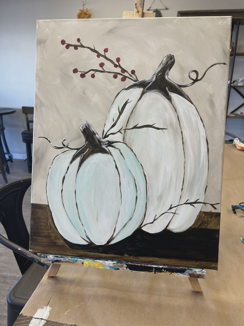 Artsy Afternoons!/Rustic Pumpkin Canvas Painting — the Art Makery