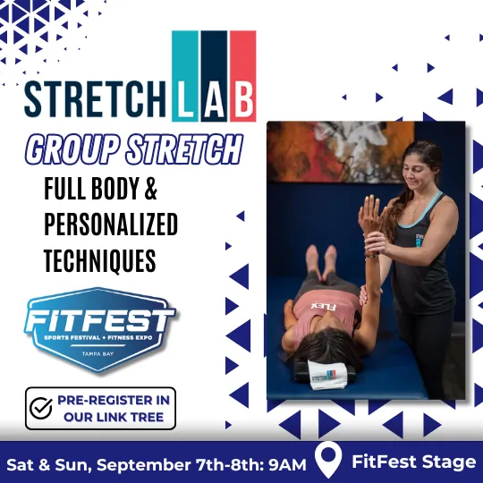 Stretch Lab Group Stretching Class — FitFest Tampa Bay